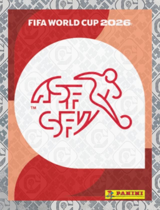 Team Logo - Switzerland SUI1 - Suiza | Cromos Mundial 2026